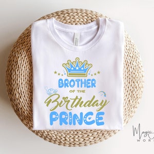 Birthday Prince SVG Bundle: Family Matching T-shirt Designs (digital ...