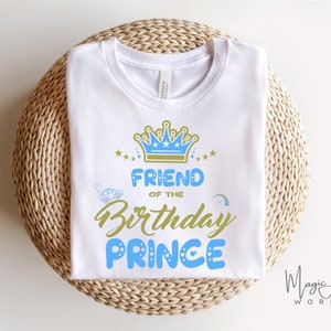 Birthday Prince SVG Bundle: Family Matching T-shirt Designs (digital ...