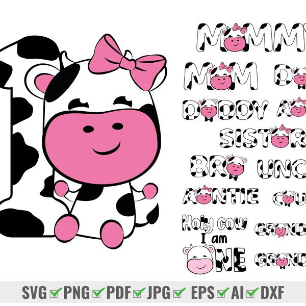 Daughter Cow Birthday Png Ideas for Shirts - Etsy