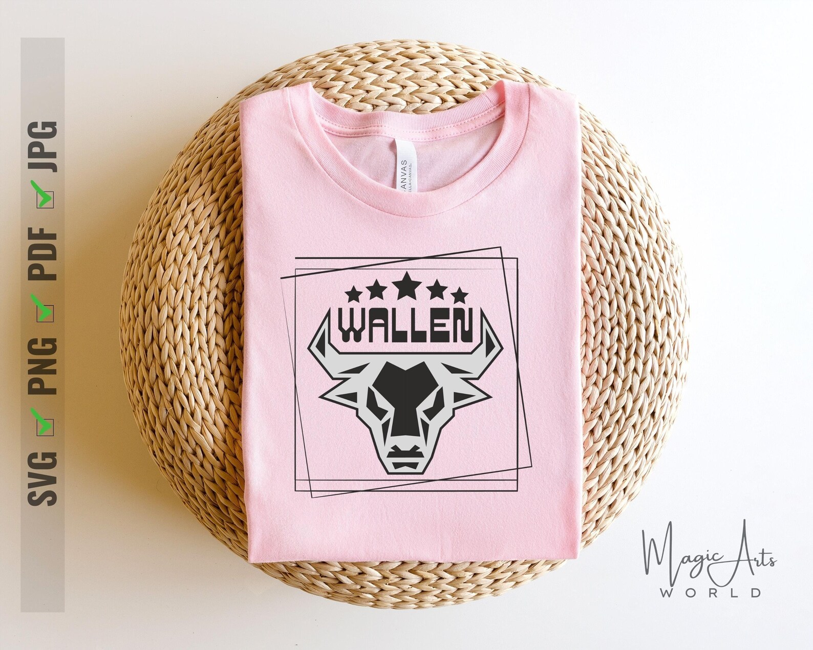 Cowboy Wallen Svg, Bullhead Svg, Cowboy, Retro Wallen Bull Skull PNG ...