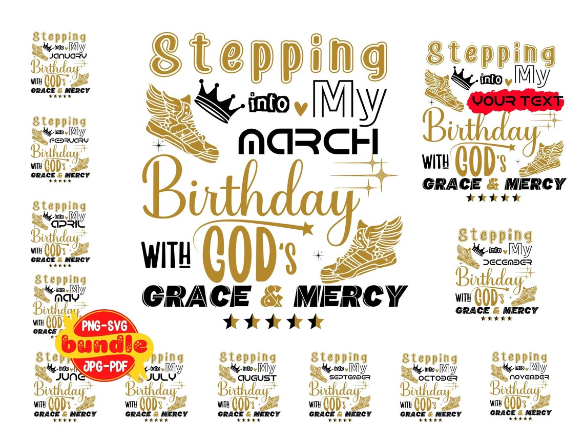 Stepping Into My Birthday Svg February Queen Svg March - Etsy