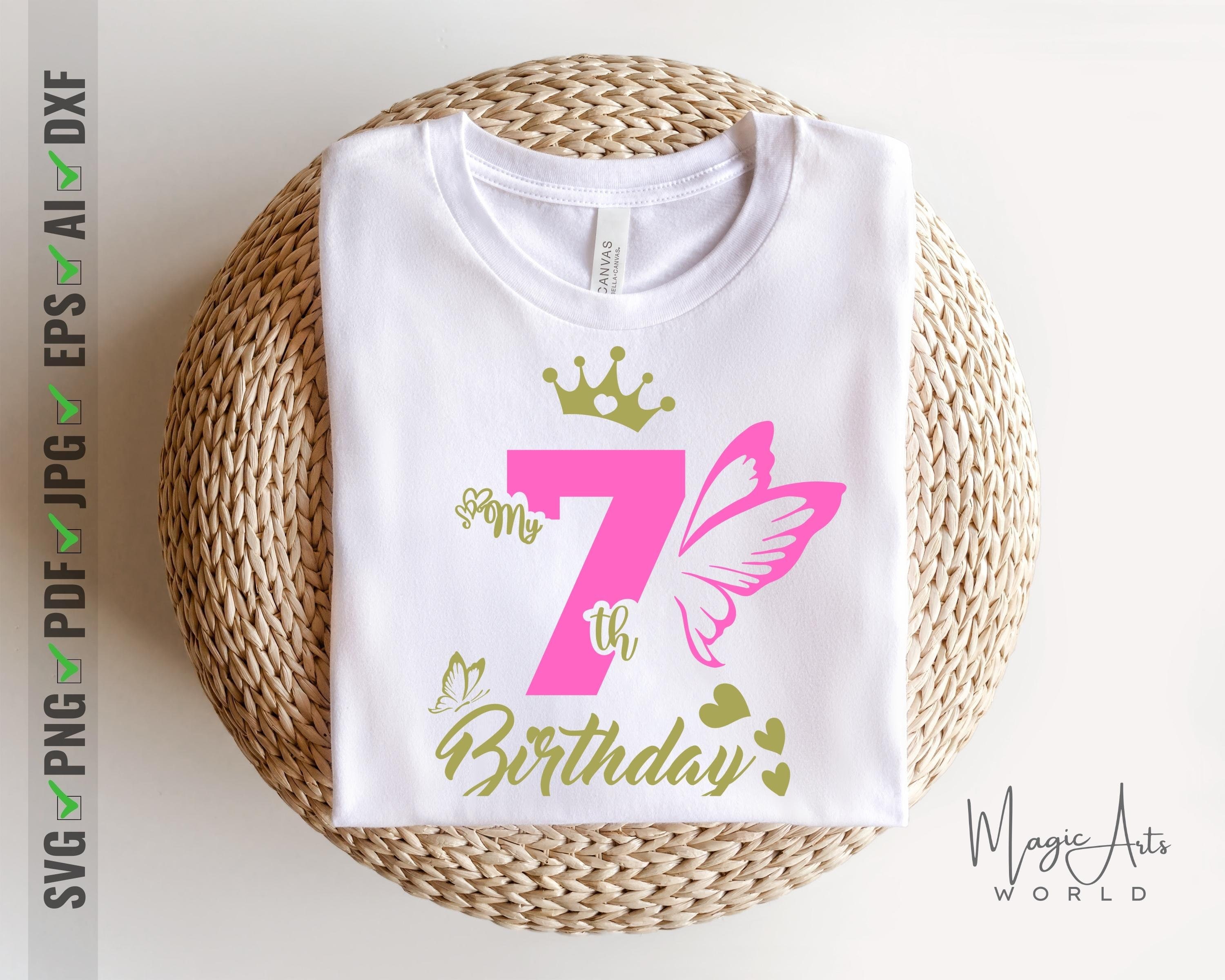 Butterfly Birthday SVG Bundle: 1-15 Numbers, Queen Princess (digital ...