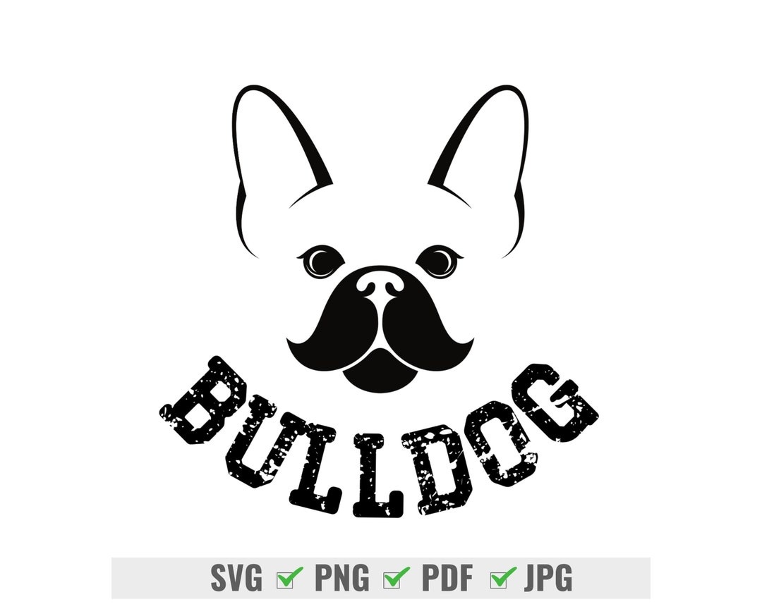 Bulldog Svg Png Bulldog Face Svg Bulldog Head Svg French - Etsy Portugal