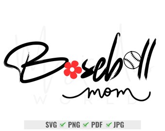 Baseball Mom Svg, Baseball Mama Shirt Svg, Baseball Svg Files for ...