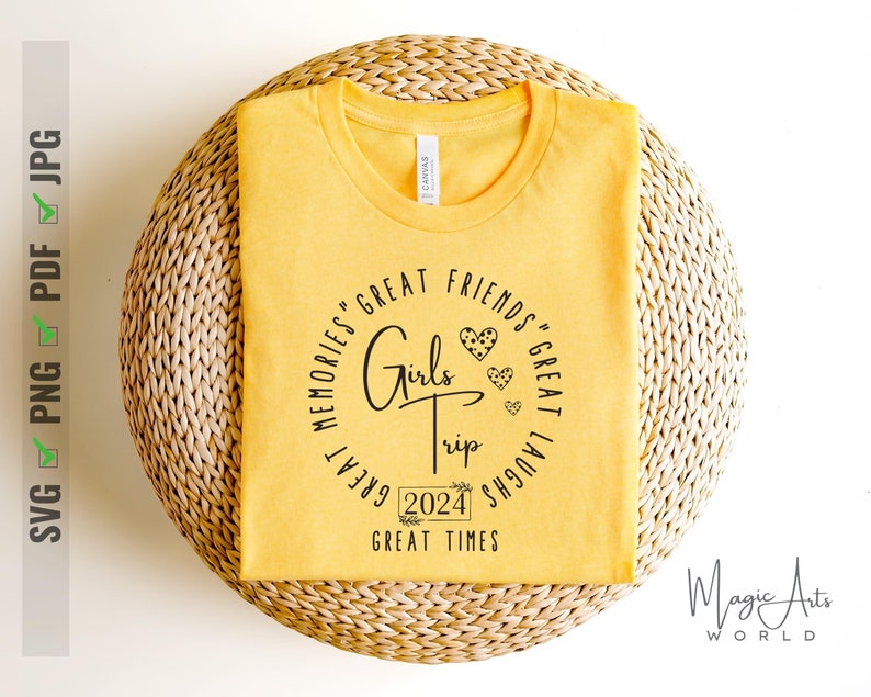 Girls Trip 2024 Svg, Girls Trip SVG, Girl's Weekend 2024 Svg, Great ...
