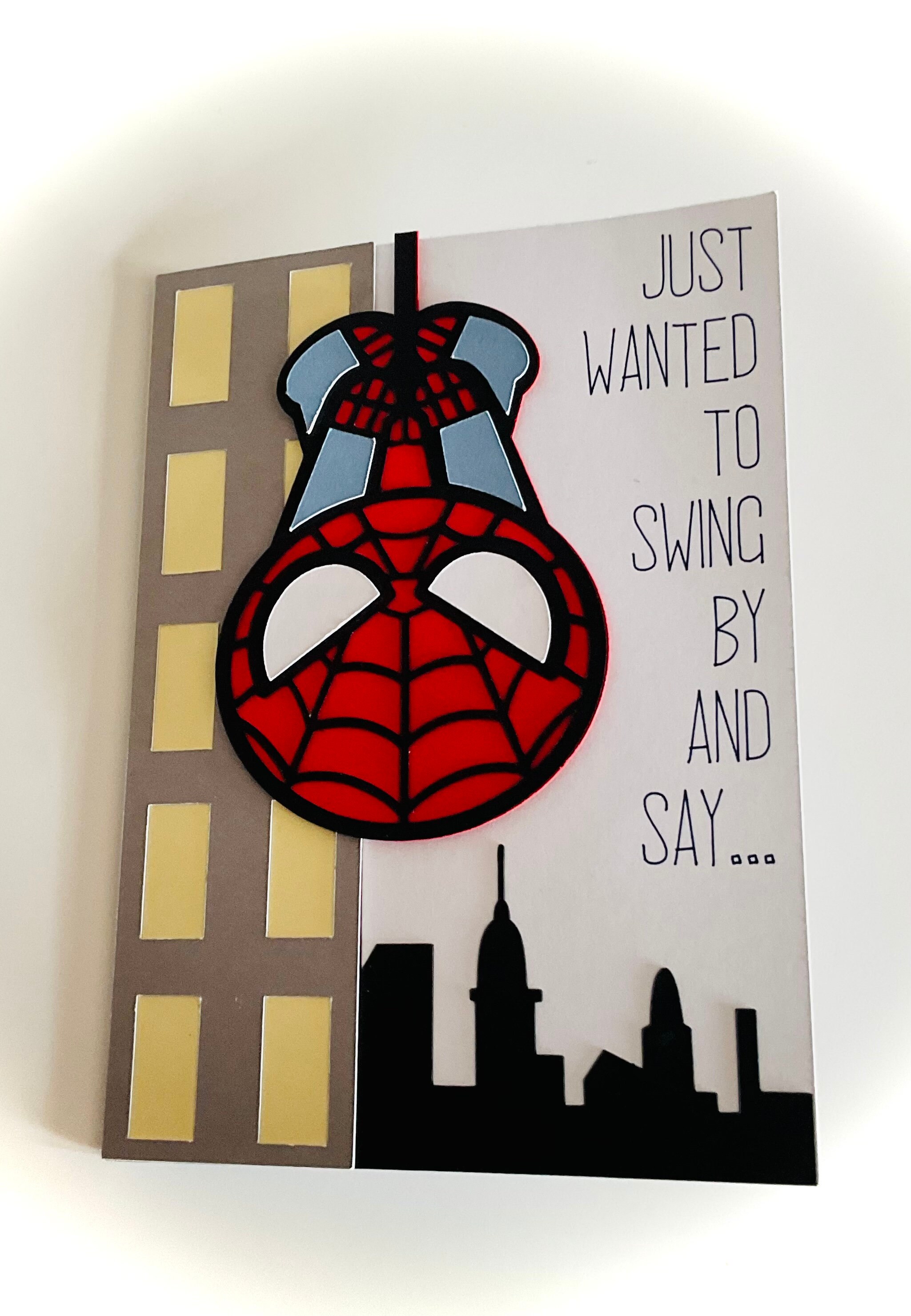 Spider-man Birthday Card - Etsy