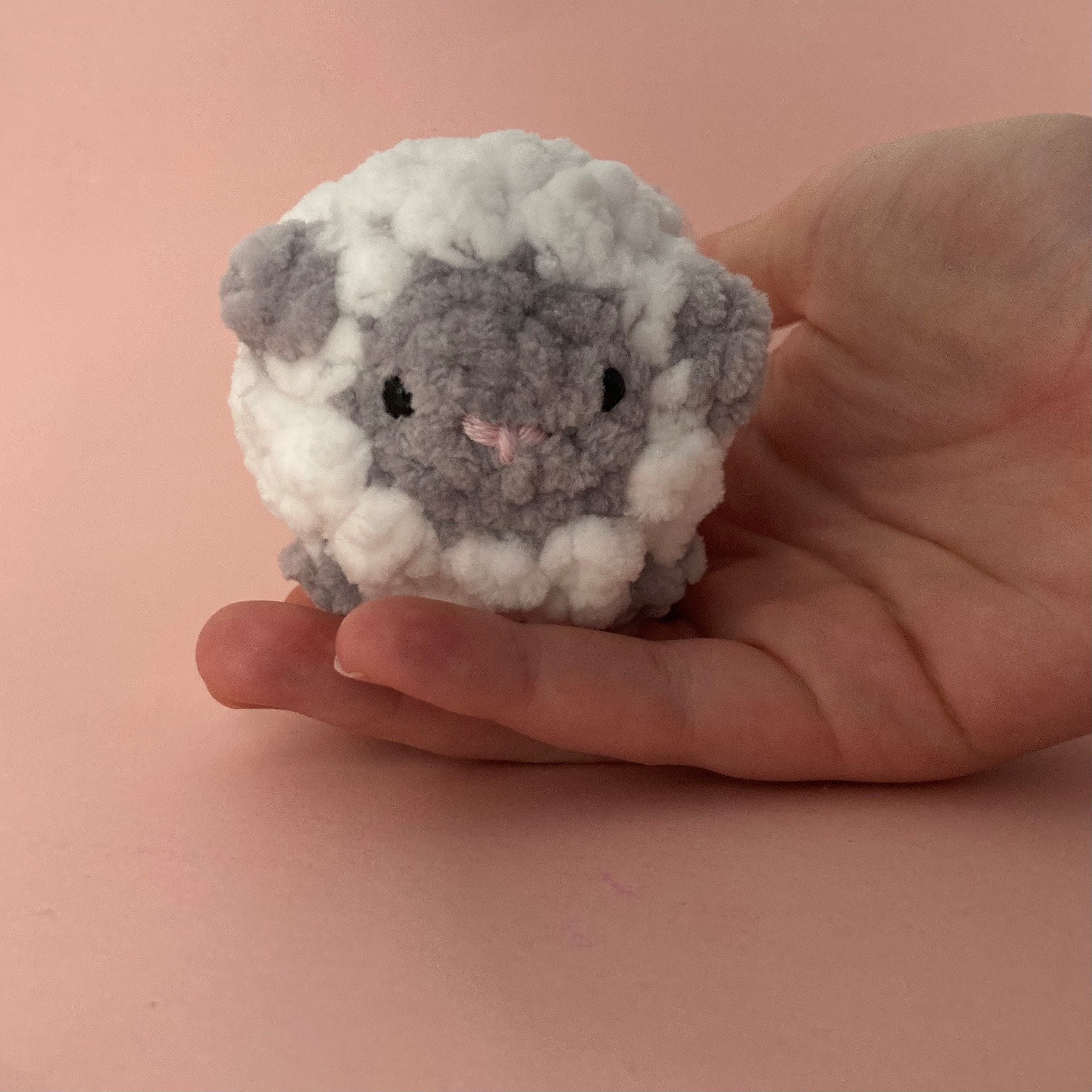 Shaun the Puff Crochet Sheep I Cute Sheep I Handmade I Stocking Stuffer ...