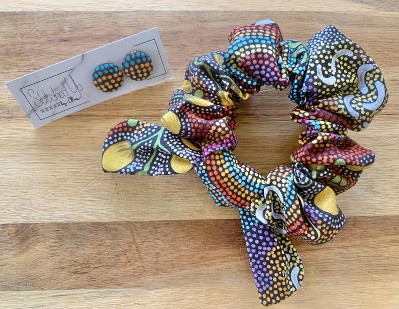 Indigenous Design | Aboriginal Art | Scrunchies & Earrings | Australian ...