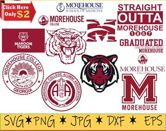 Morehouse Svg - Etsy
