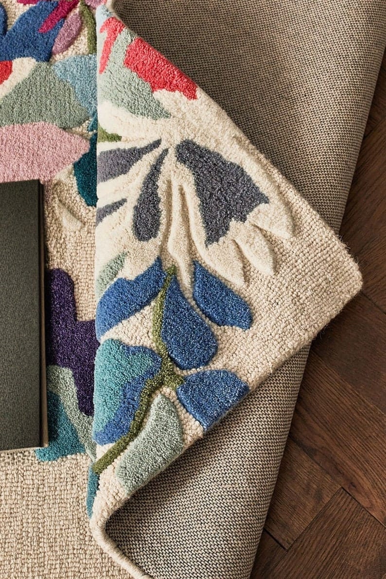 Peggi Floral Hand Tufted Rug aesthetic Rug Large Area Rug 5x8 8x10 9x12 ...