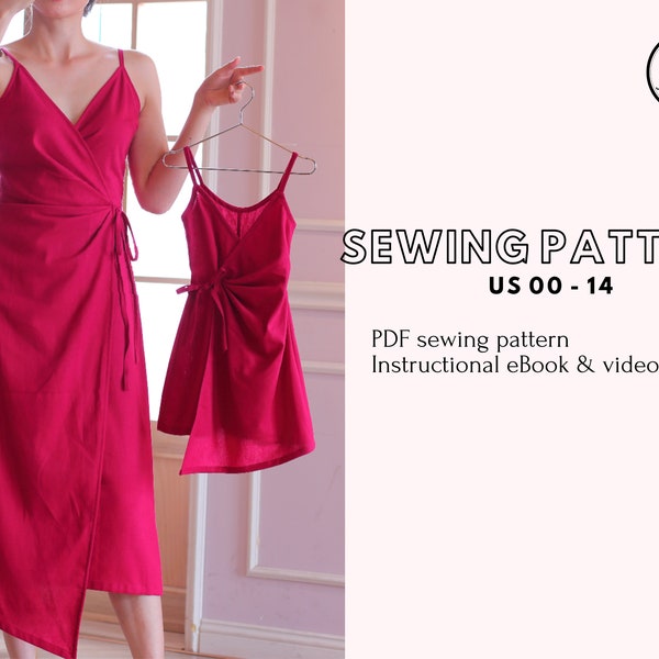 Wrap Dress Sewing Pattern - Etsy