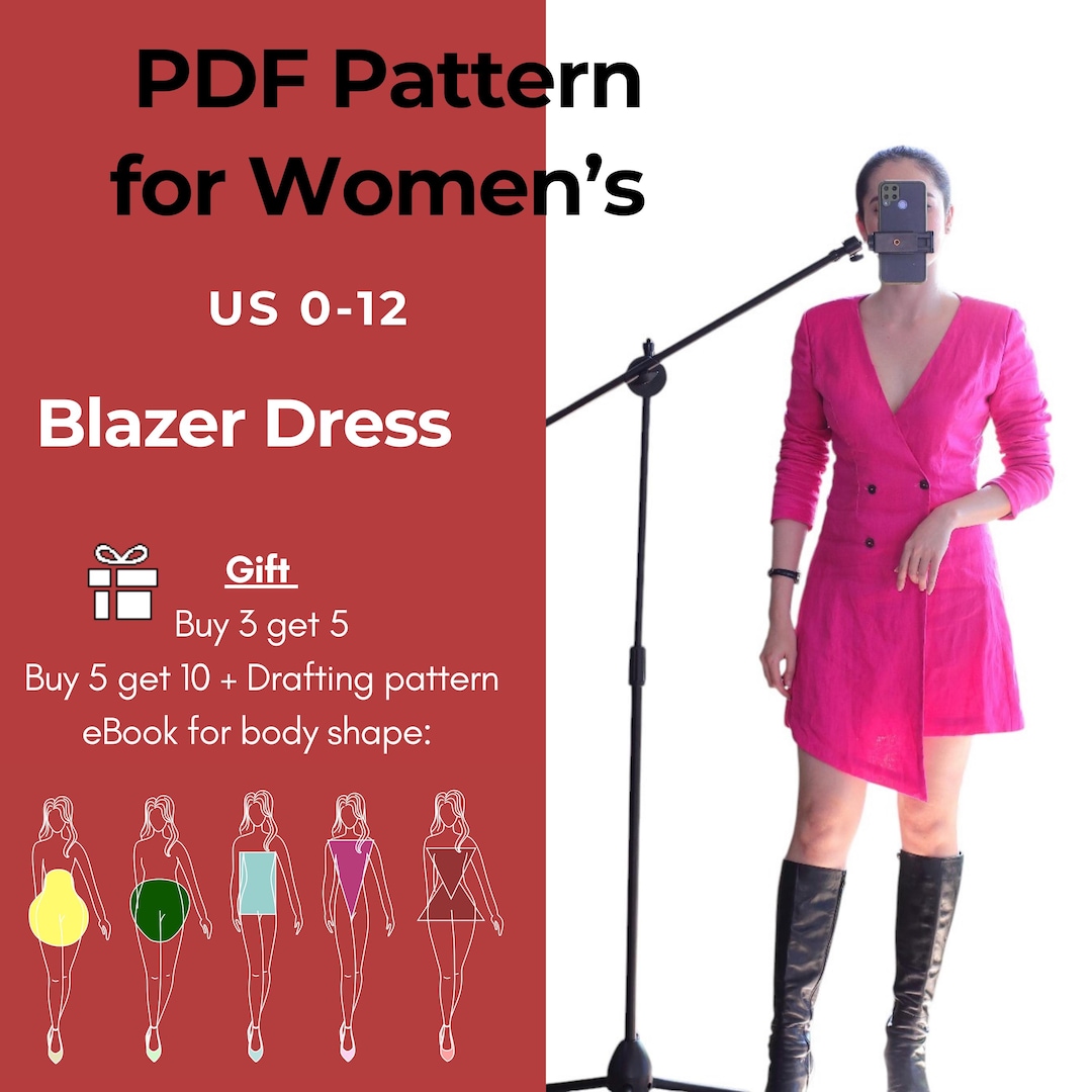Pdf Sewing Patterns | Sewing Patterns for Women | Sewing Pattern Dress ...