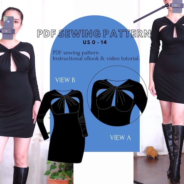 Mini Dress Patterns - Etsy