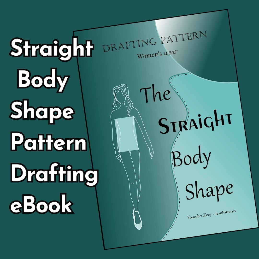 Ebook Pattern Drafting Guide: Straight Body Shape (PDF Download) - Etsy