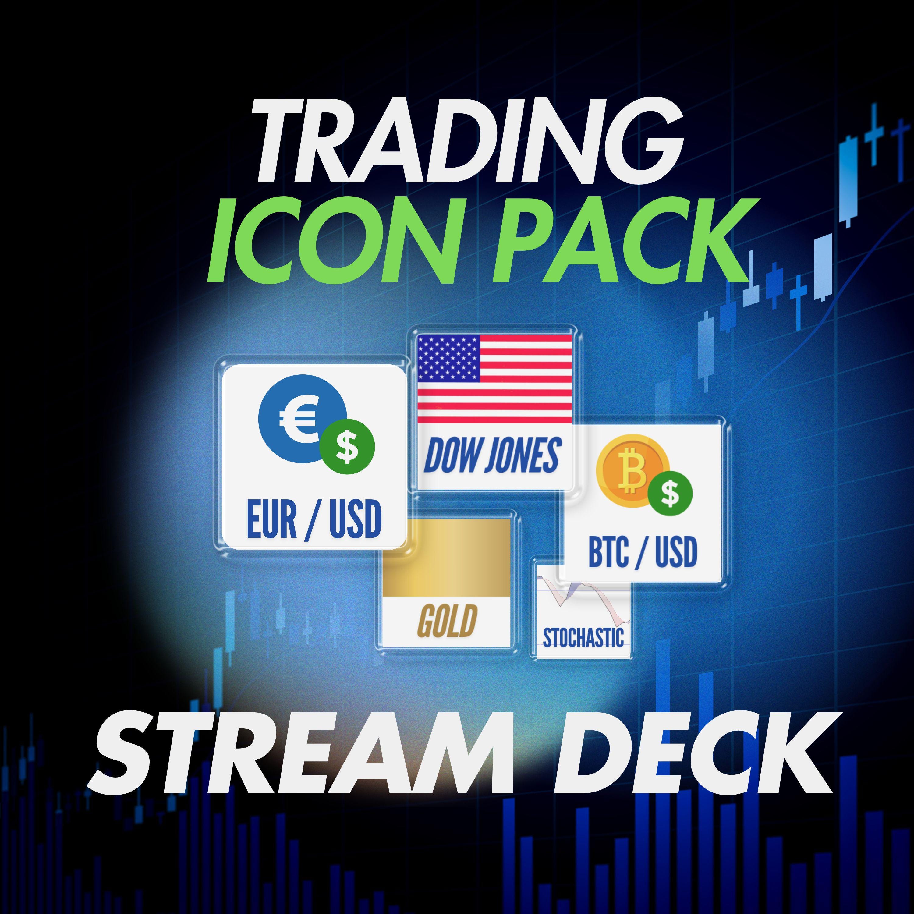 175+ Icons, Stream Deck Icon Pack, Trading Icon Pack, Forex Trading ...