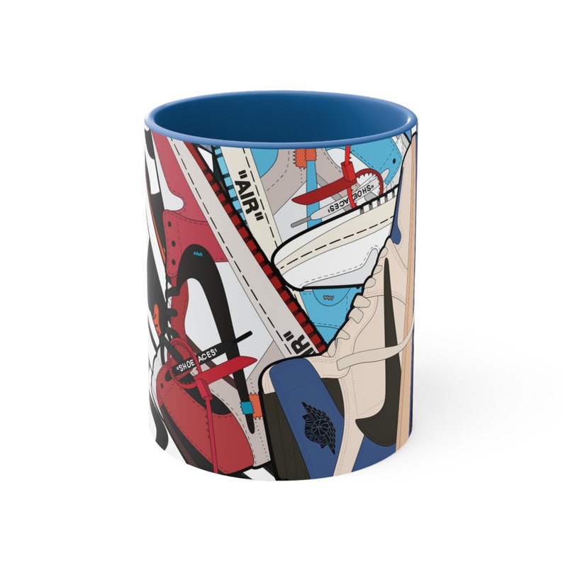 Air Jordan 1, Travis Scott, Off-white, Accent Coffee Mug, 11oz, for Him ...