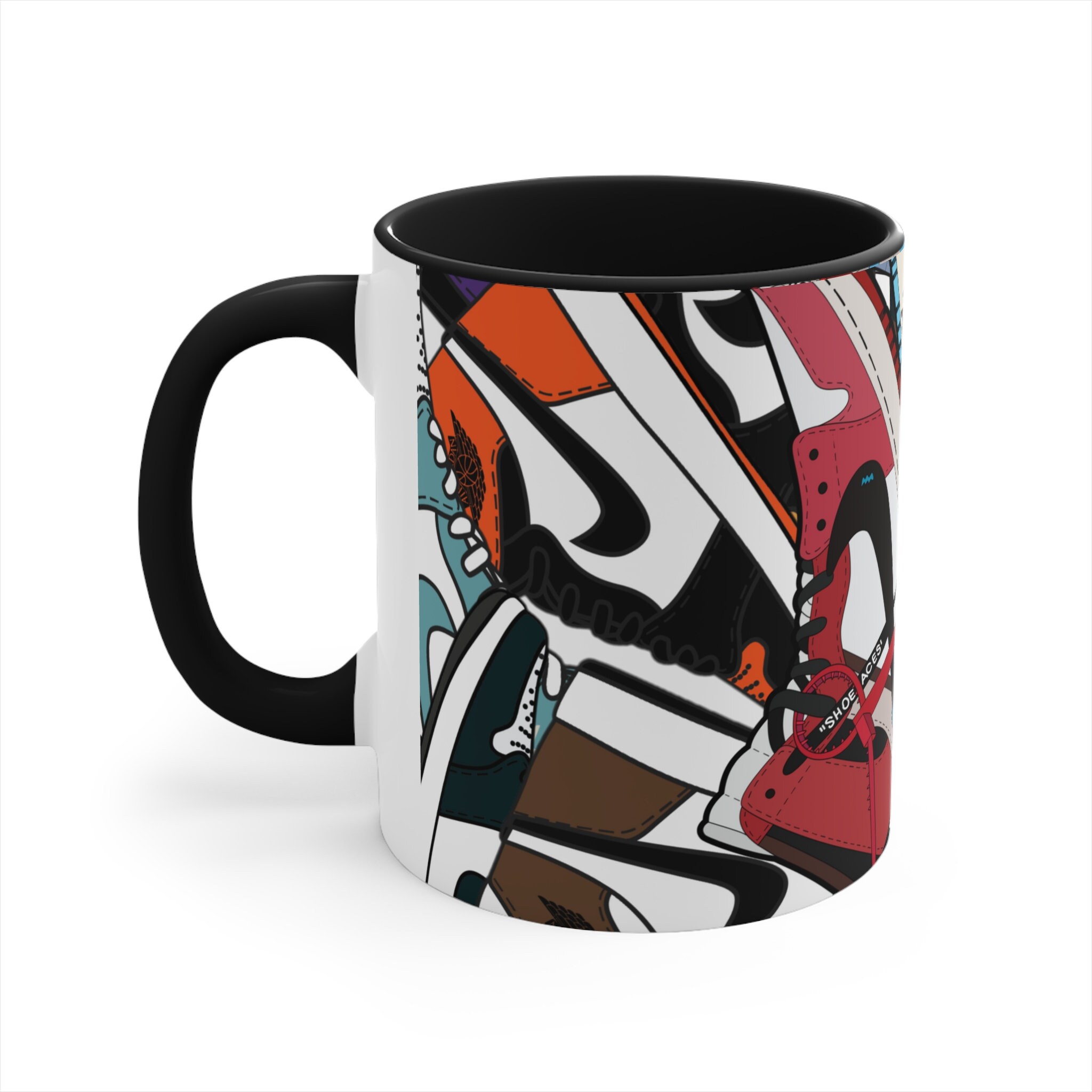 Air Jordan 1, Travis Scott, Off-white, Accent Coffee Mug, 11oz, for Him ...
