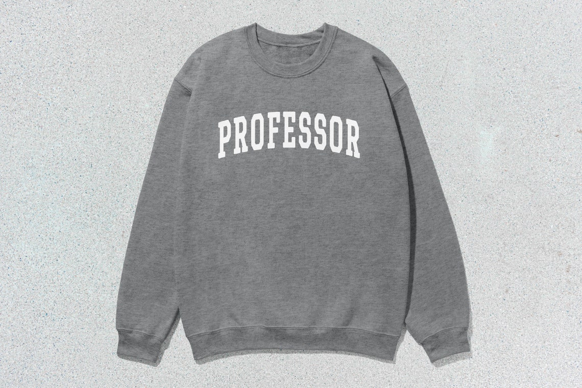 Professor Sweatshirt Collegiate Crewneck Sweater Unisex - Etsy