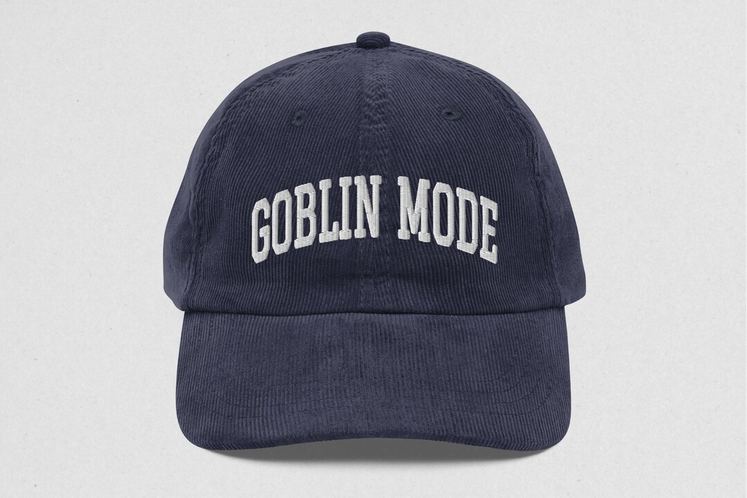 Goblin Mode Cap Vintage Corduroy Cap - Etsy