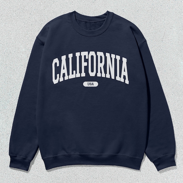 California Crewneck Sweatshirt - Etsy