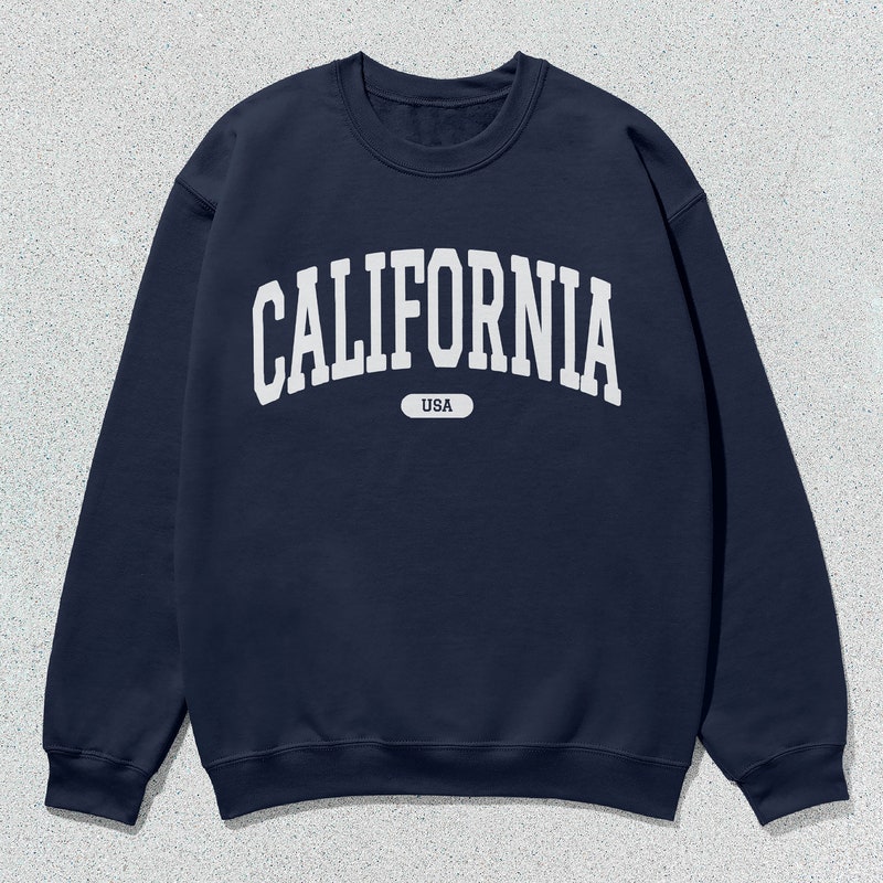 California Crewneck Sweatshirt - Etsy