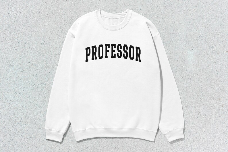 Professor Sweatshirt Collegiate Crewneck Sweater Unisex - Etsy