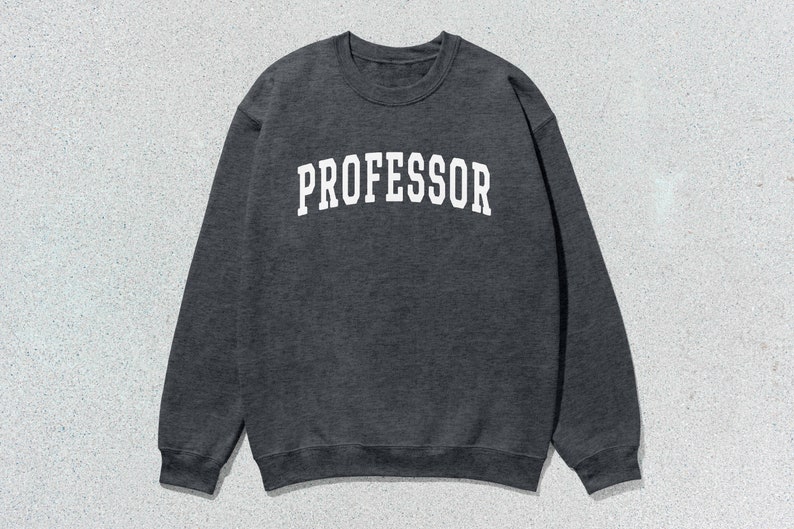 Professor Sweatshirt Collegiate Crewneck Sweater Unisex - Etsy