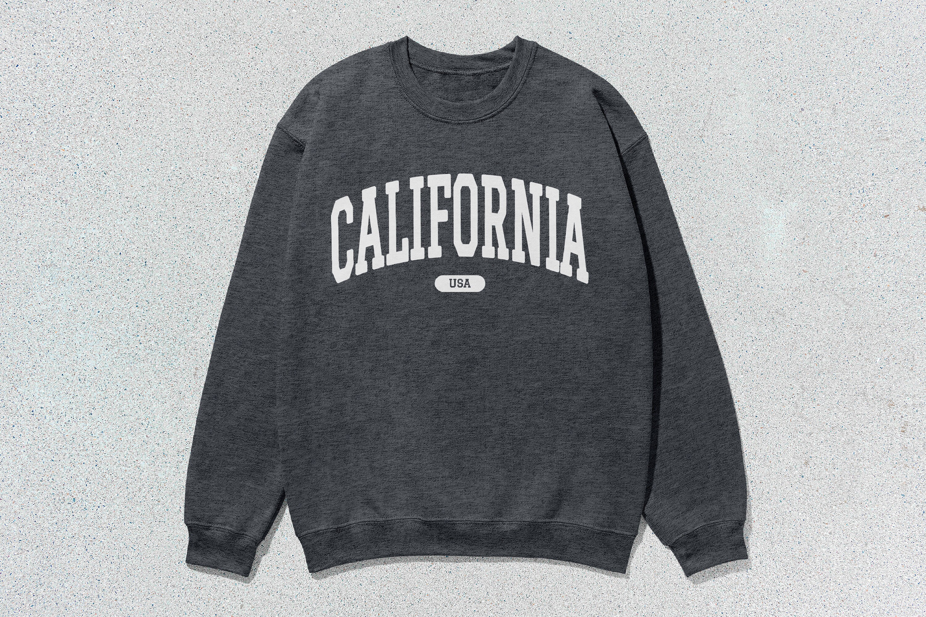 California Sweatshirt USA Collegiate Crewneck Sweater Unisex - Etsy