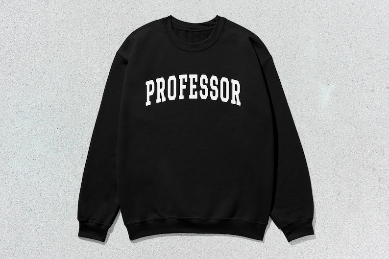 Professor Sweatshirt Collegiate Crewneck Sweater Unisex - Etsy