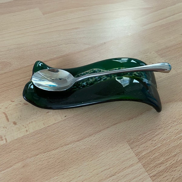 Glass Spoon Rest - Etsy