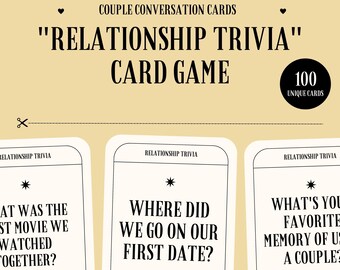 100 Cards | Digital Version | Conversation Card Game | Digital Download ...