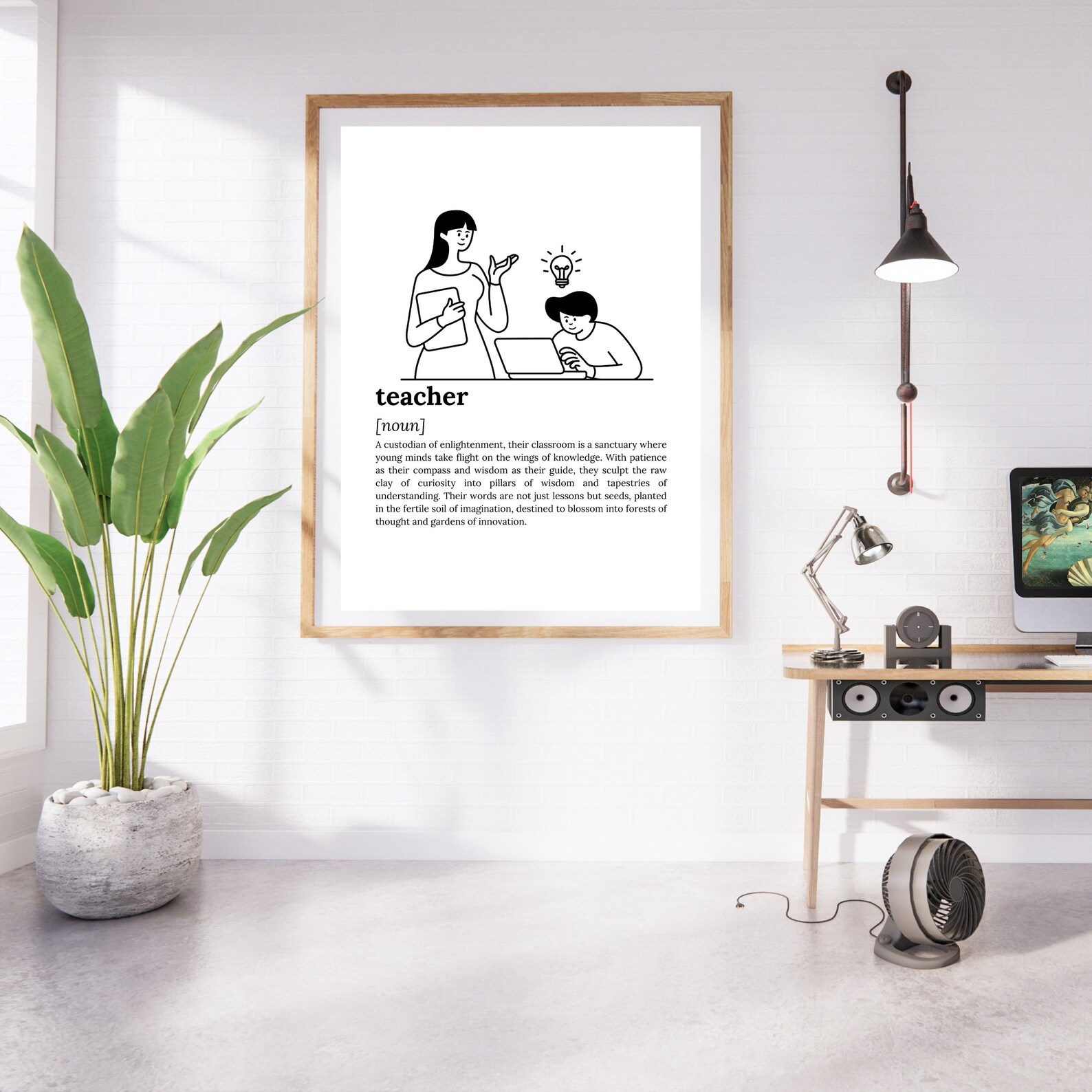Teacher Definition Print, Printable Art, Instant Download, Quote Print ...