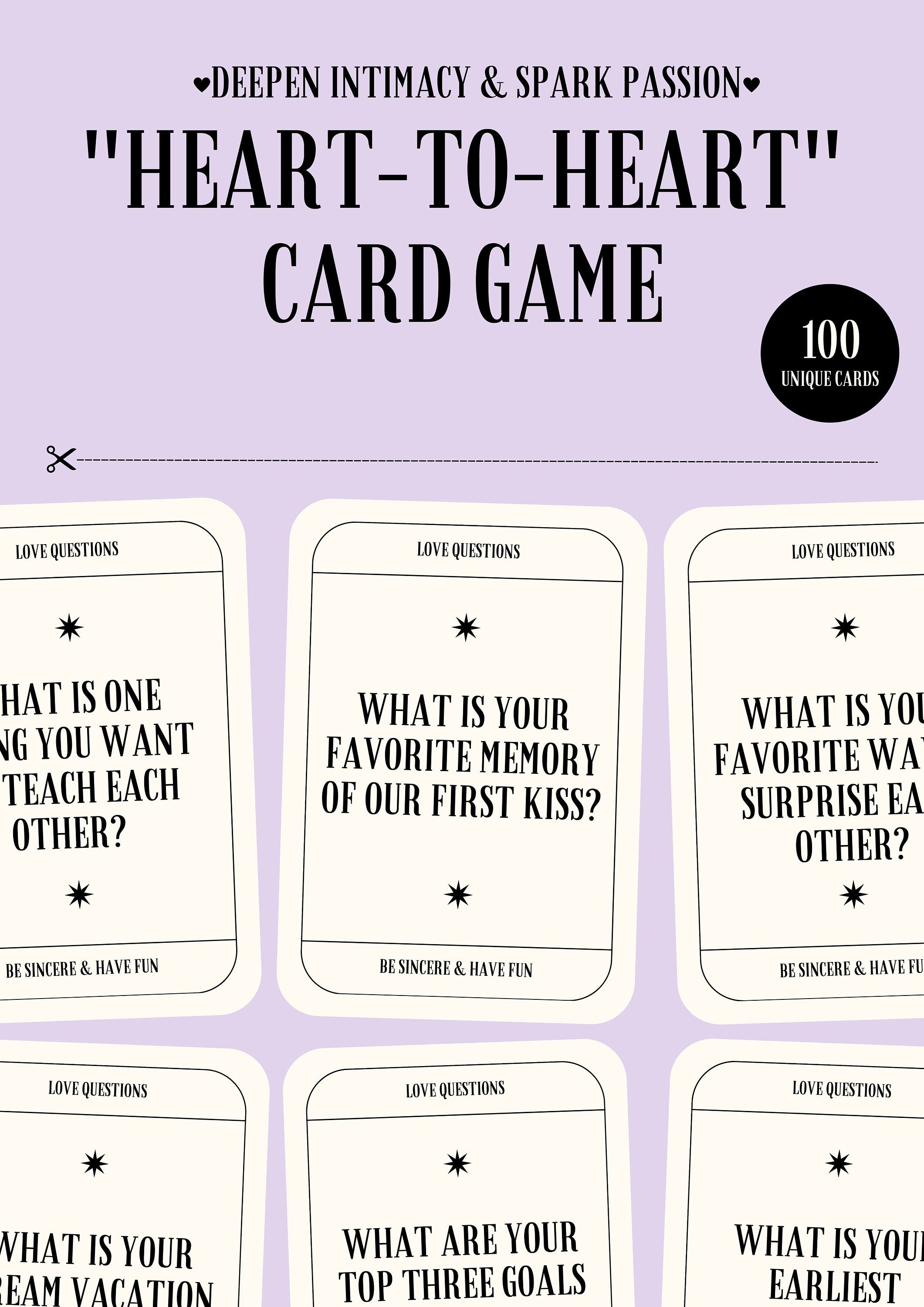 100 Cards | Digital Version | Conversation Card Game | Digital Download ...