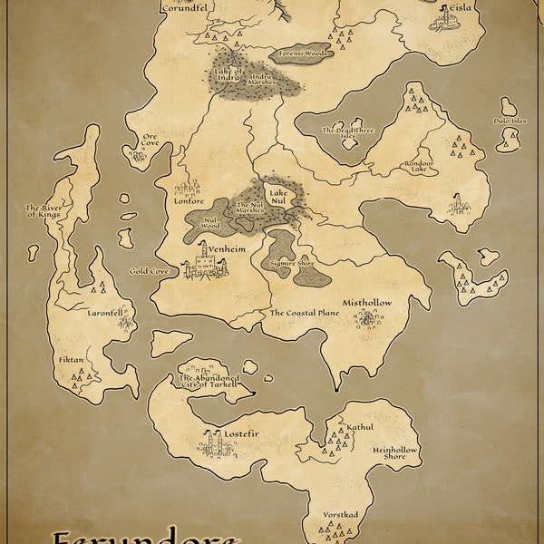 Custom Dnd Map - Etsy