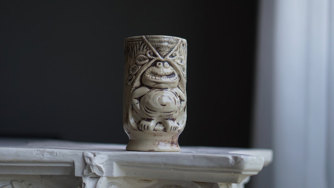 Frog Tiki Mug , Hand-painted Tiki Mug, Tiki Mug Drinkware, Ceramic Tiki ...