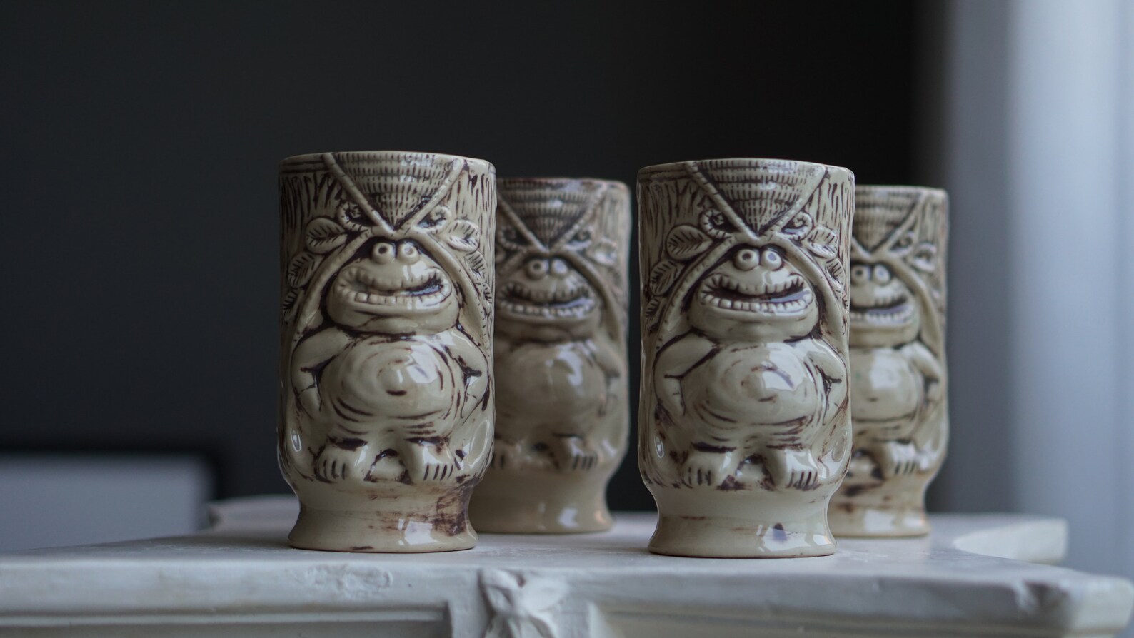 Frog Tiki Mug Hand-painted Tiki Mug Tiki Mug Drinkware - Etsy