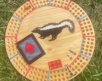 Skunk Cribbage Board - Etsy