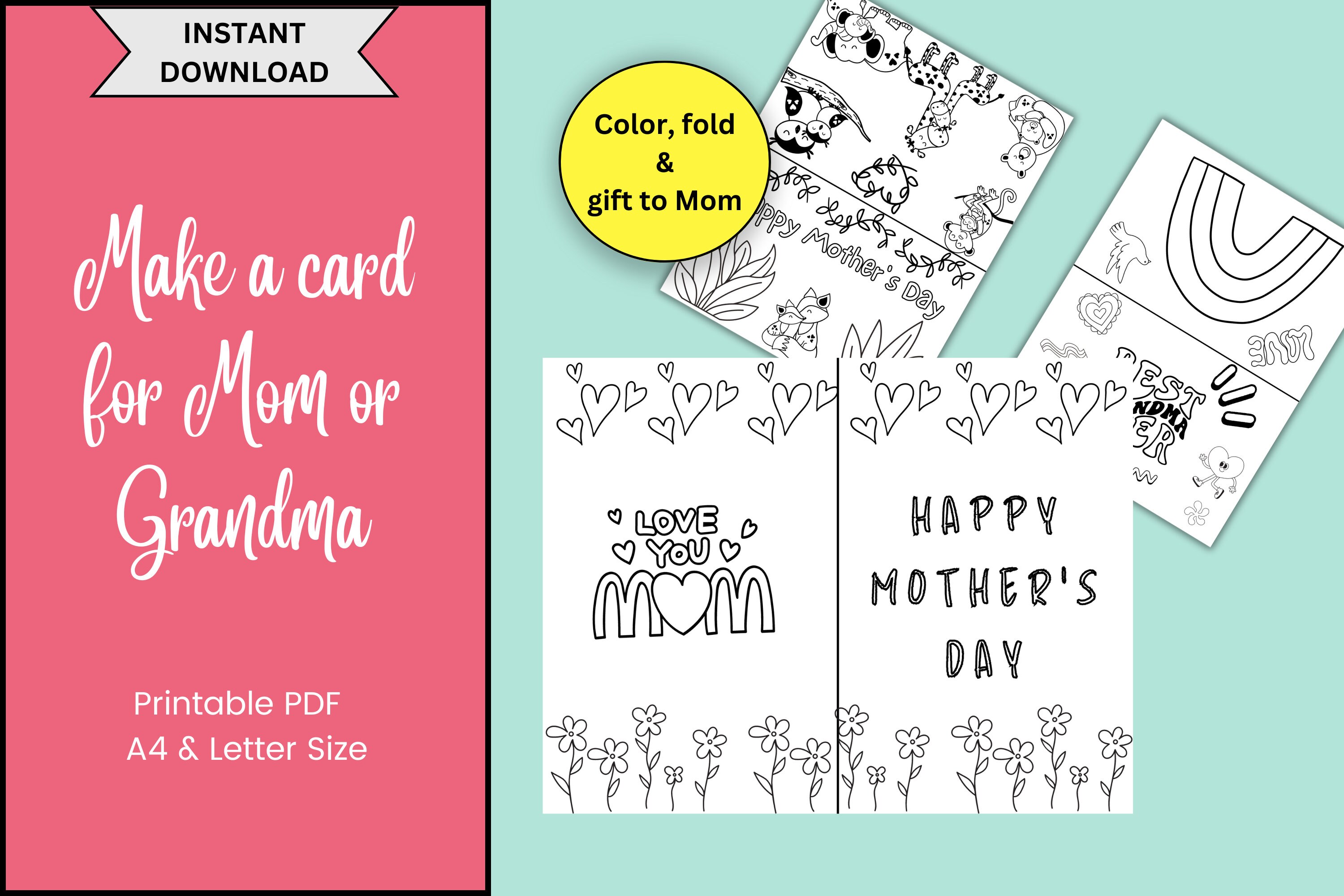 HANDPRINT CRAFTS for Mothers Day Printable Activity Handprint Keepsakes ...