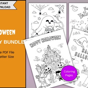Halloween Activity Printable for Kids, Halloween Party Games, Printable ...