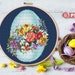 Little Chick With Pram Cross Stitch Pattern, Easter Chick Cross Stitch ...