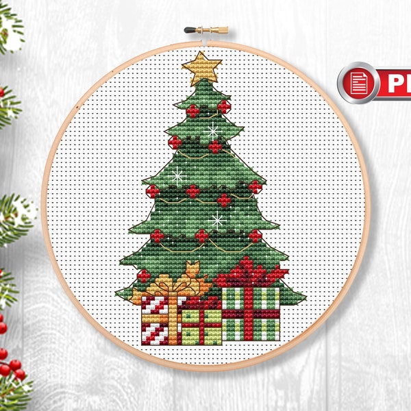 Tree Cross Stitch - Etsy
