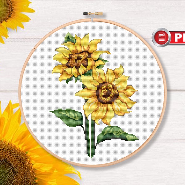 Sun Cross Stitch - Etsy