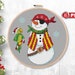 Snowman Pirate Cross Stitch Patterns, Merry Christmas Cross Stitch ...