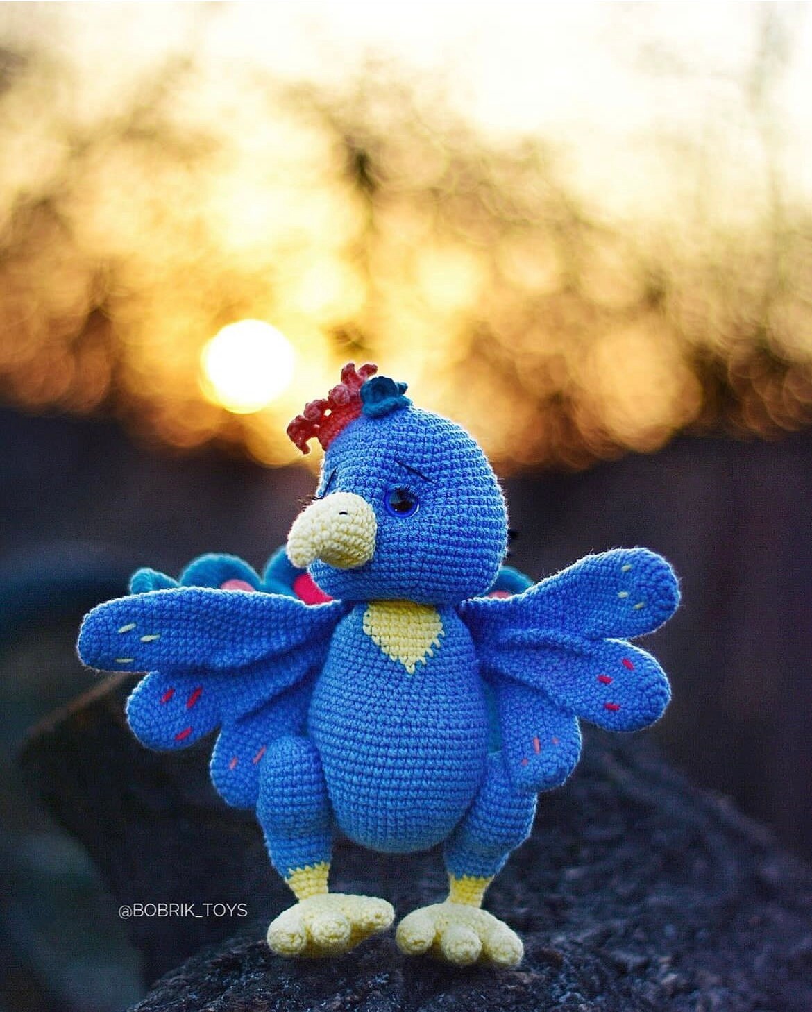 Crochet Pattern Firebird Amigurumi Bird Tutorial Pattern - Etsy Australia