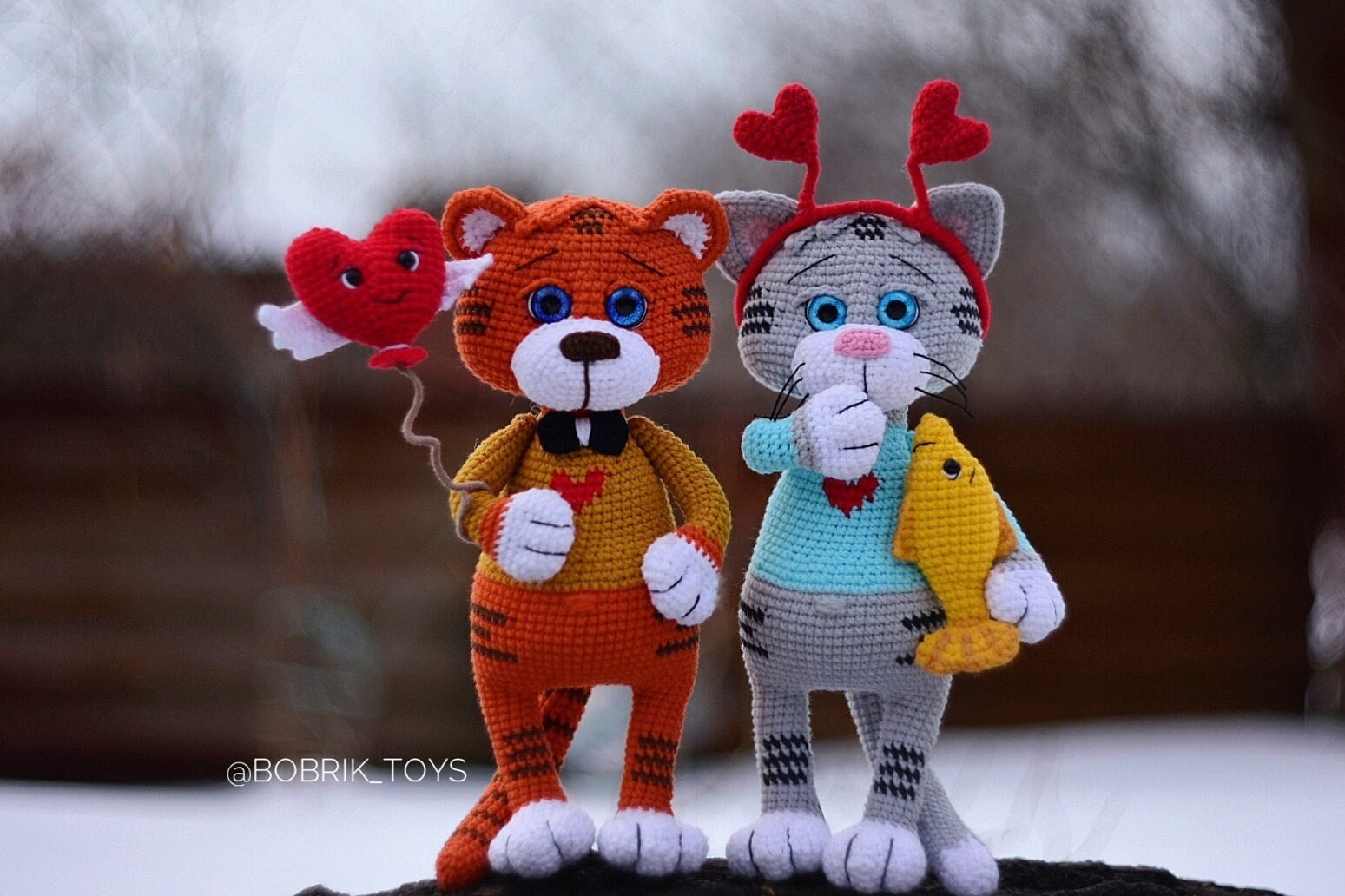 PATTERN: Tiger and Cat, Crochet Pattern Tiger, Pattern Cat, English ...