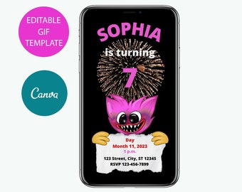 Poppy Playtime Birthday Card - Etsy Ireland