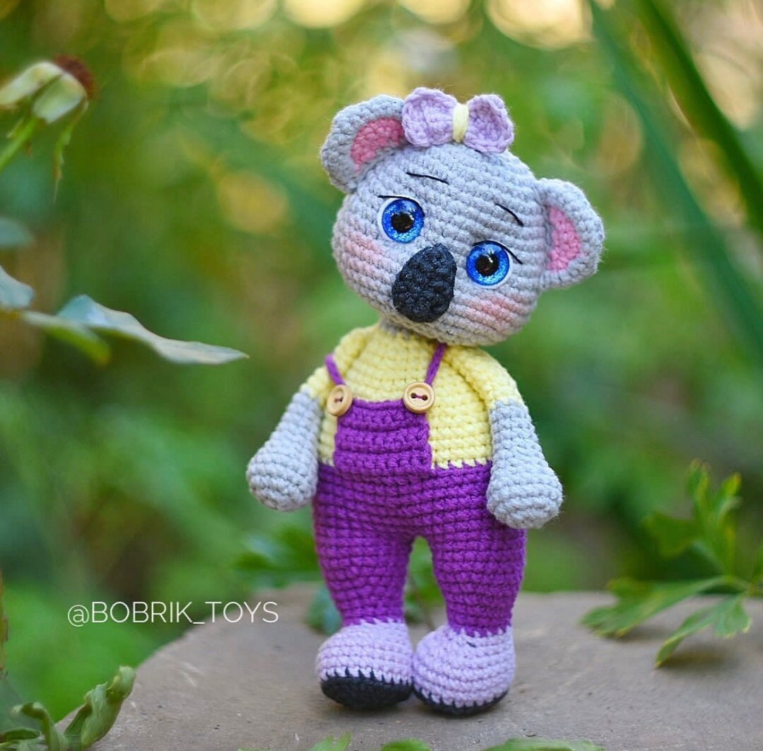 Cute Koala Amigurumi Crochet Pattern (PDF) - Etsy
