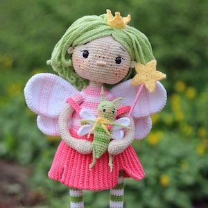 PATTERN: Doll the Fairy - Crochet Fairy the Teya Pattern - Amigurumi ...