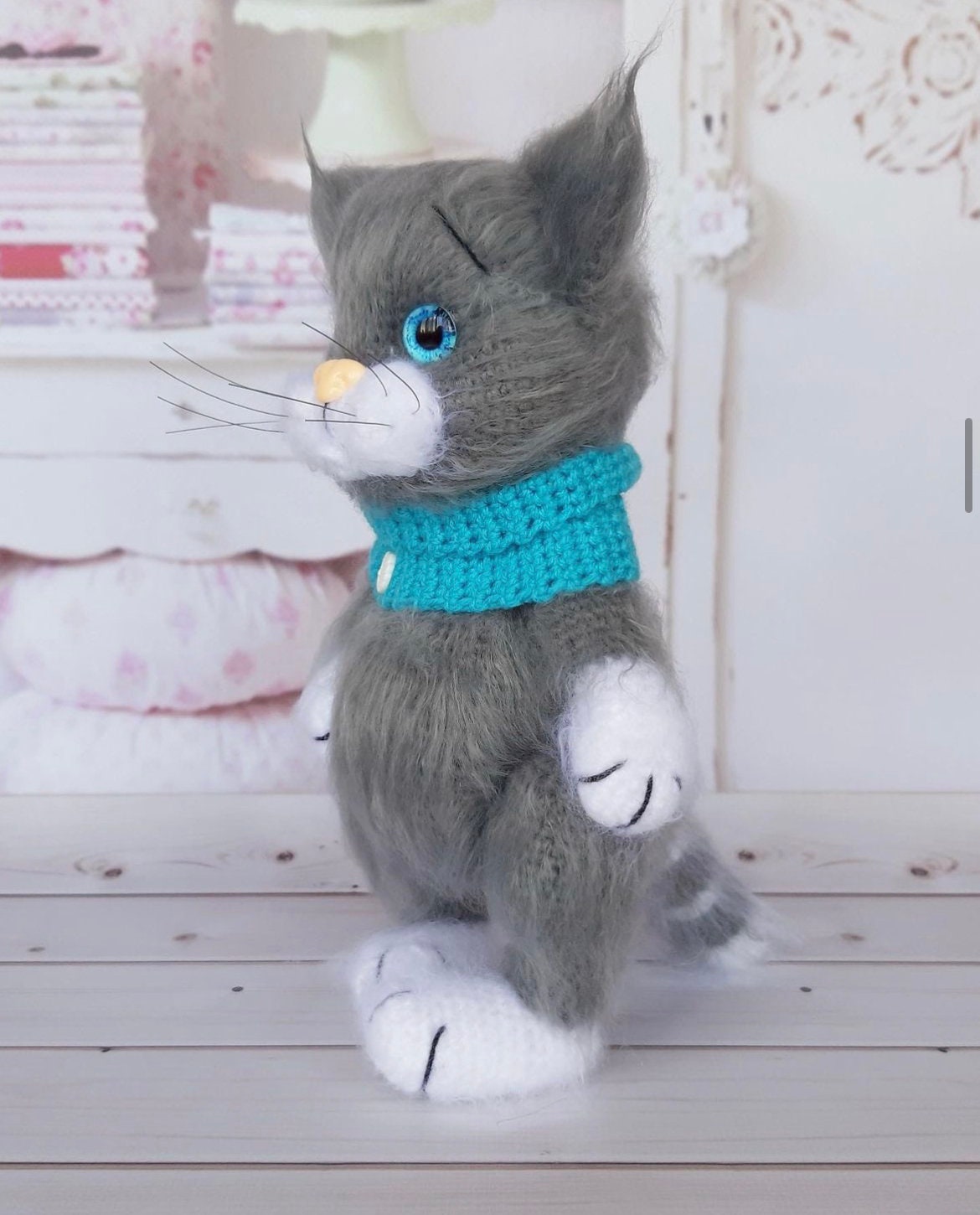 PATTERN: Tishka the Kitty Amigurumi Crocheted Cat Pattern - Etsy