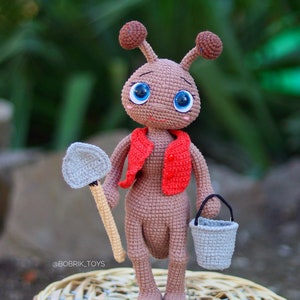 Crochet Ant Pattern: Gans Amigurumi With Vest & Accessories (PDF ...